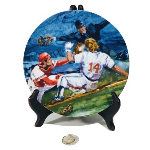 Avon Moments Of Victory Baseball Collectors Plate Vintage 1985 Ray Cara ...