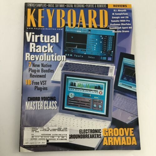 Keyboard Magazine October 2001 Virtual Rack Revolution & Groove Armada ...