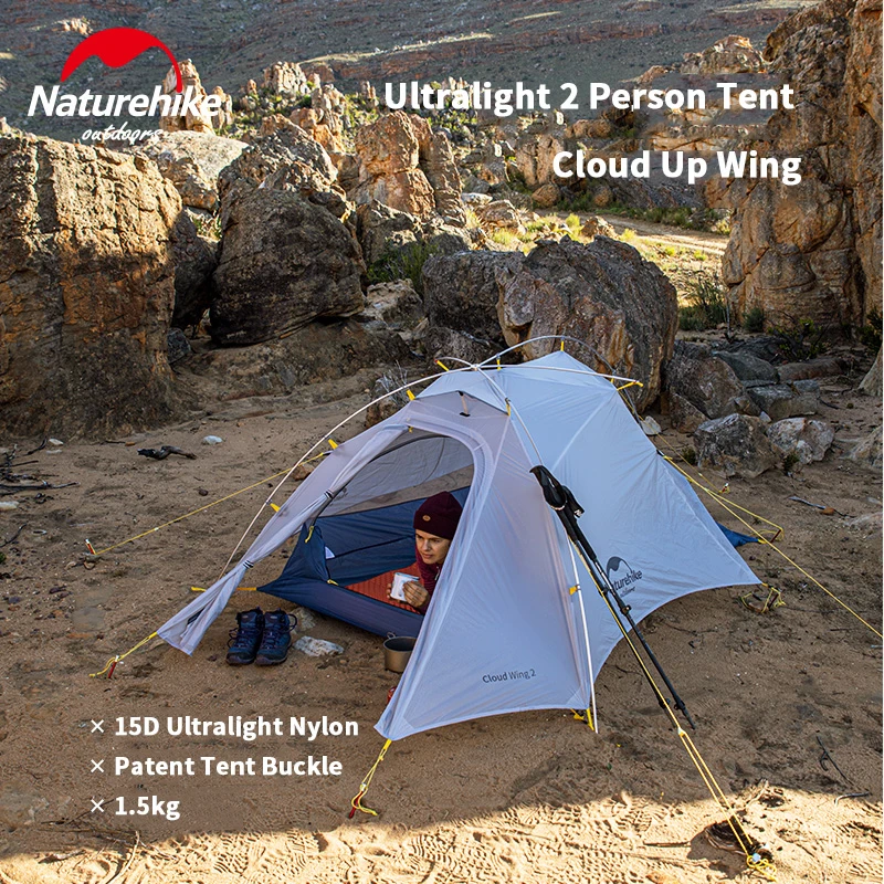 Naturehike New Arrive Cloud Up Wing Cuben Fiber 2 Person Camping Tent ...