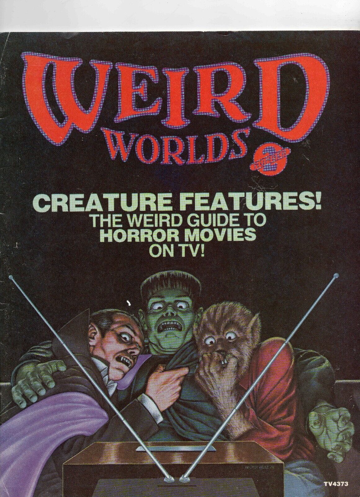 VINTAGE 1978 Scholastic Weird Worlds Magazine Creature Features Horror ...