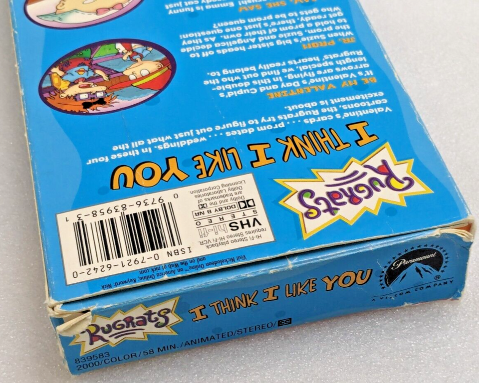 Rugrats I Think I Like You (VHS, 2000, Nickelodeon, Klasky Csupo) - VHS ...