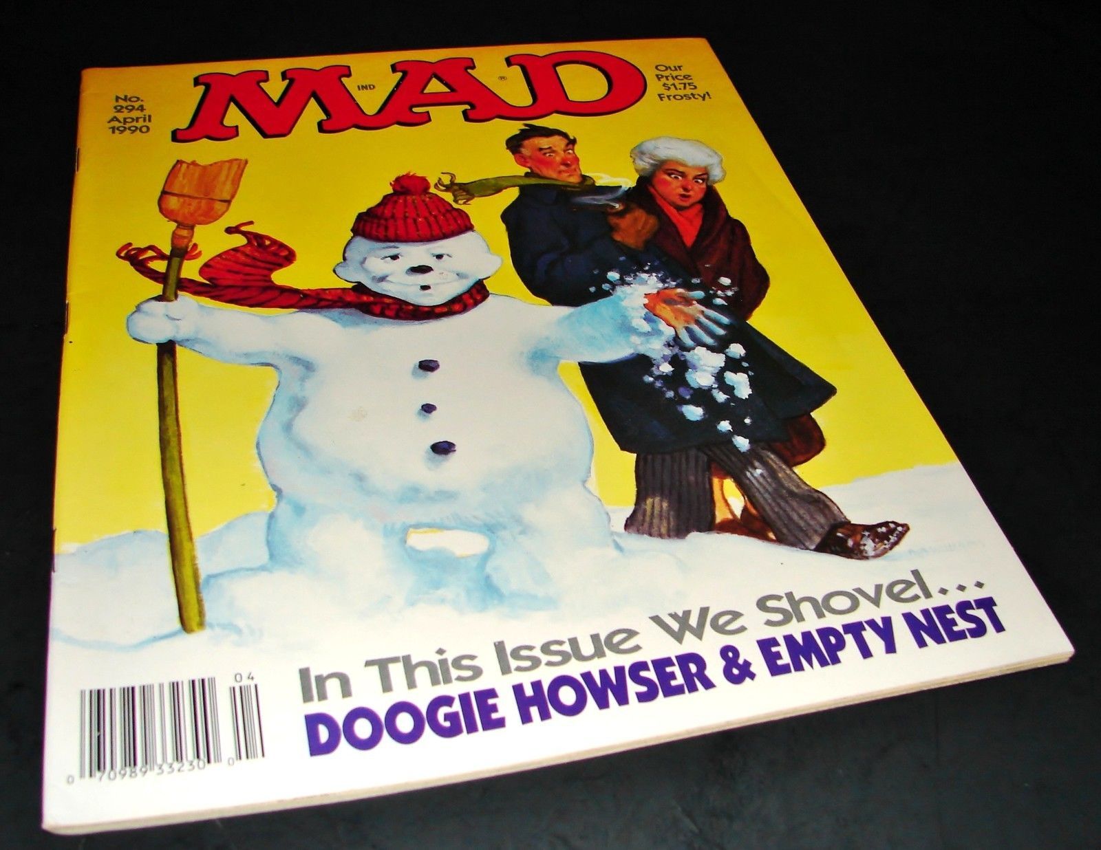 MAD Magazine 294 April 1990 VG Doogie Howser Snowman Alfred E Neuman ...