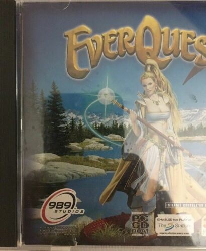 Everquest PC CD ROM-989 Studios-1998-TESTED-VERY Rare-Vintage-Ships N ...