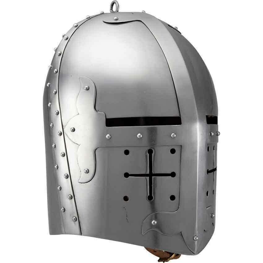 Medieval 18Gauge Steel Helmet Medieval Gothic Knight Helmet Medieval ...