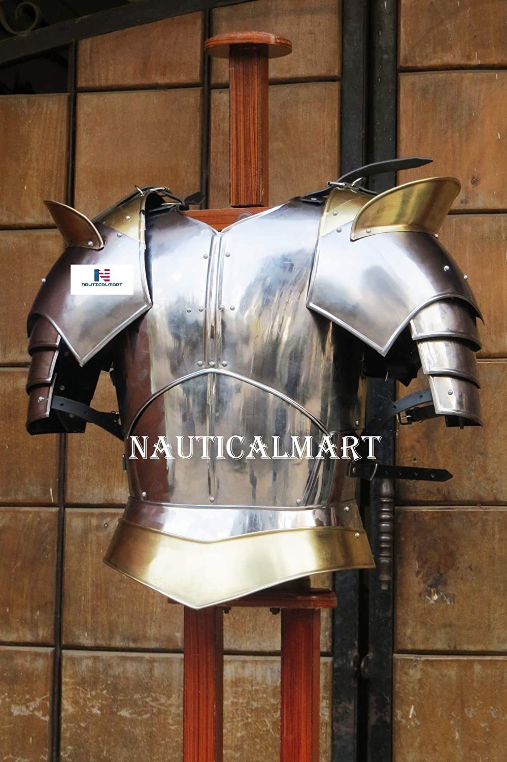 NauticalMart LARP Armour Knight Suit of Armor Medieval Metal Costume ...