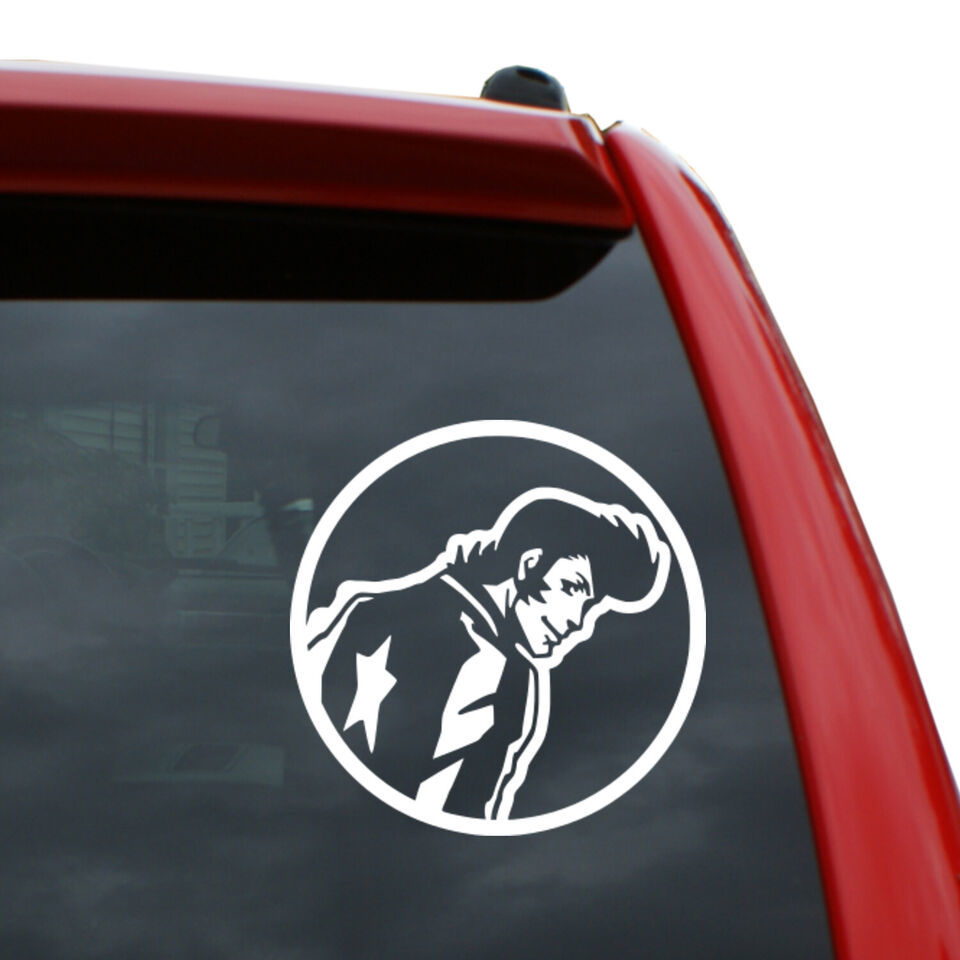 Space Dandy / Dandy Vinyl Decal | Color: White | 5" tall - Decals & Vinyls
