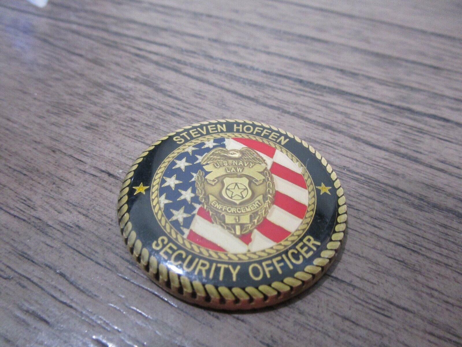 United States Navy Law Enforcement LDO / CWO Mustang Challenge Coin ...