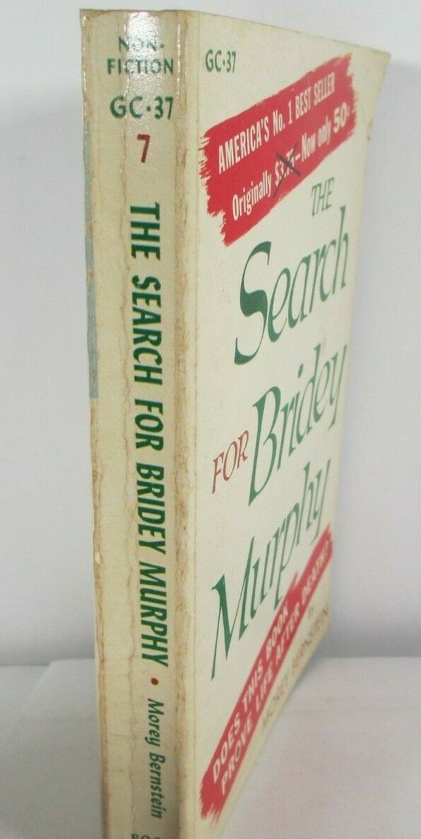 The Search For Bridey Murphy by Morey Bernstein 1956 Pocket Book - Books