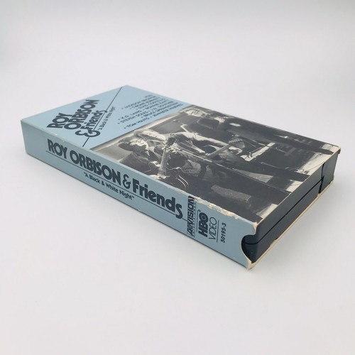 1988 Vintage Roy Orbison & Friends VHS A Black & White Night - VHS Tapes