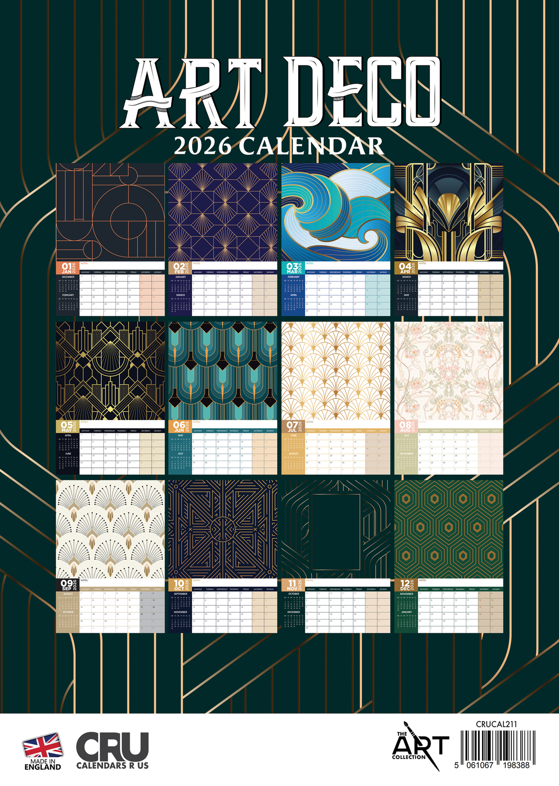 Art Deco Calendar 2026 and 50 similar items