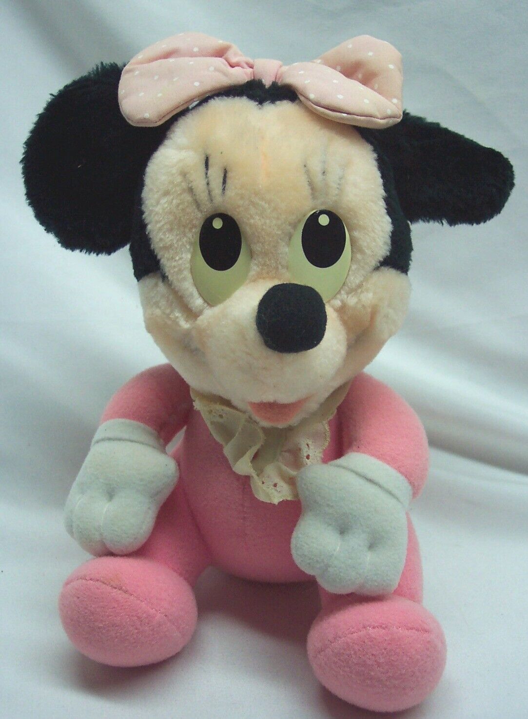 HASBRO 1984 Walt Disney Babies BABY MINNIE MOUSE 8" Plush STUFFED ...