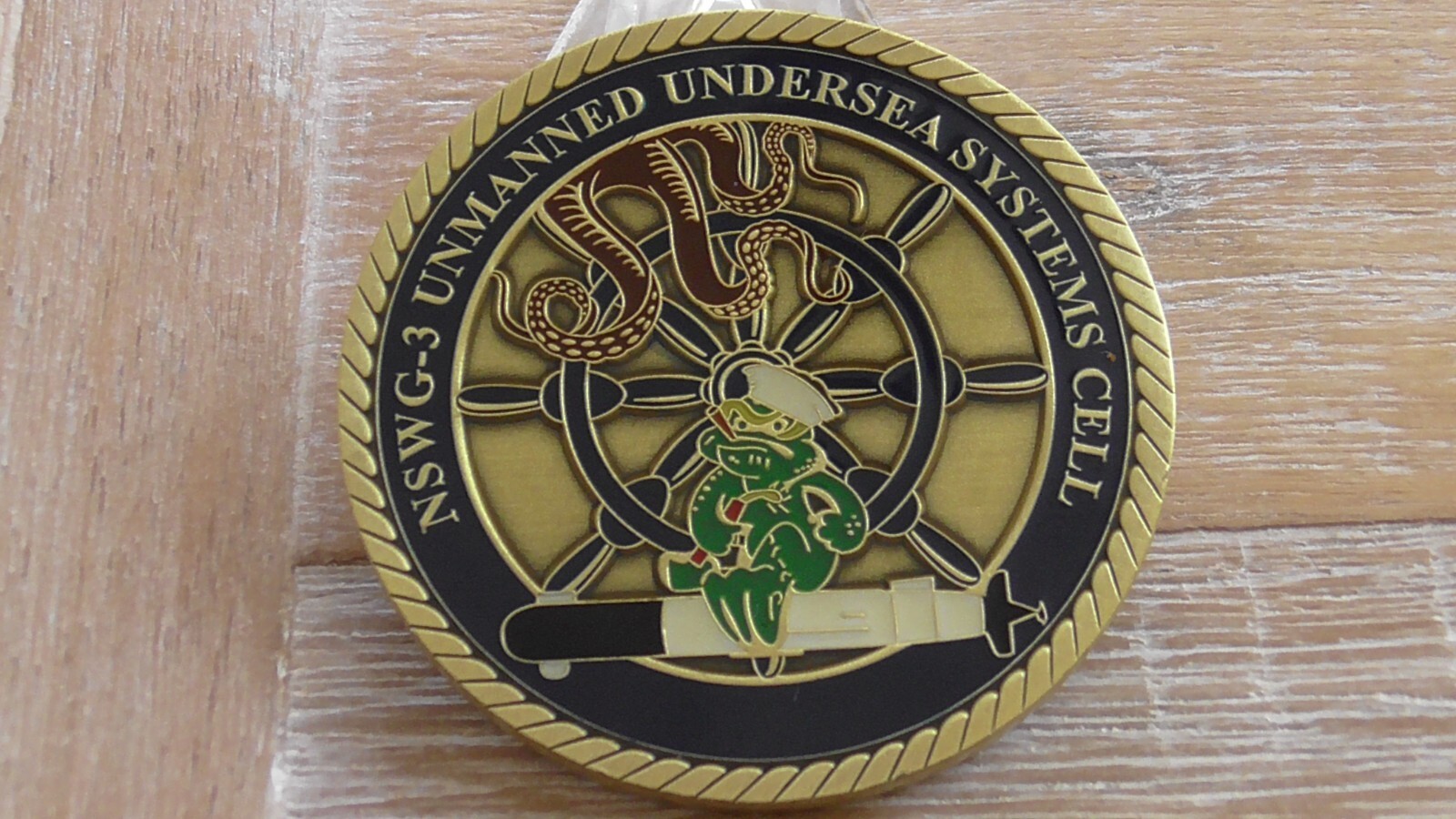 NSWG-3 Unmanned Undersea Systems Cell Navy SEAL Challenge Coin #C300 ...