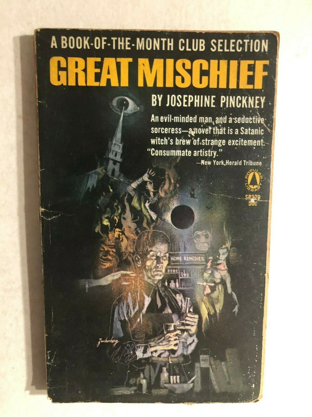 GREAT MISCHIEF by Josephine Pinckney (c) 1948 Popular Library horror pb ...