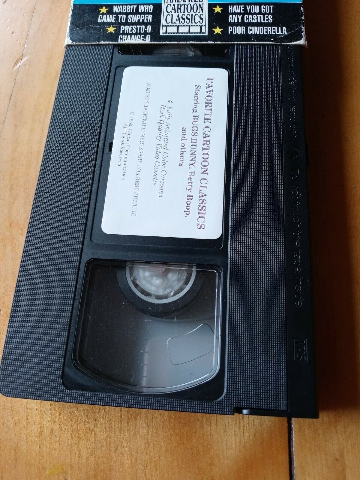 Bugs Bunny 4 Favorite Cartoon Classics Vhs 1989 Vhs Tapes