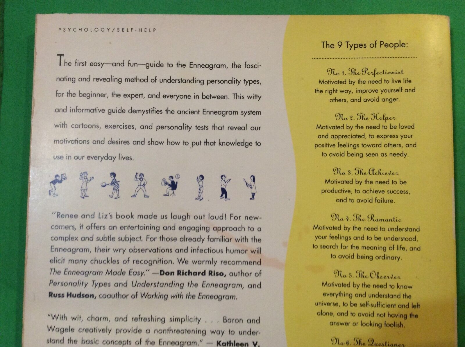 THE ENNEAGRAM MADE EASY by RENEE BARON - SOFTCOVER - THE 9 TYPES OF ...