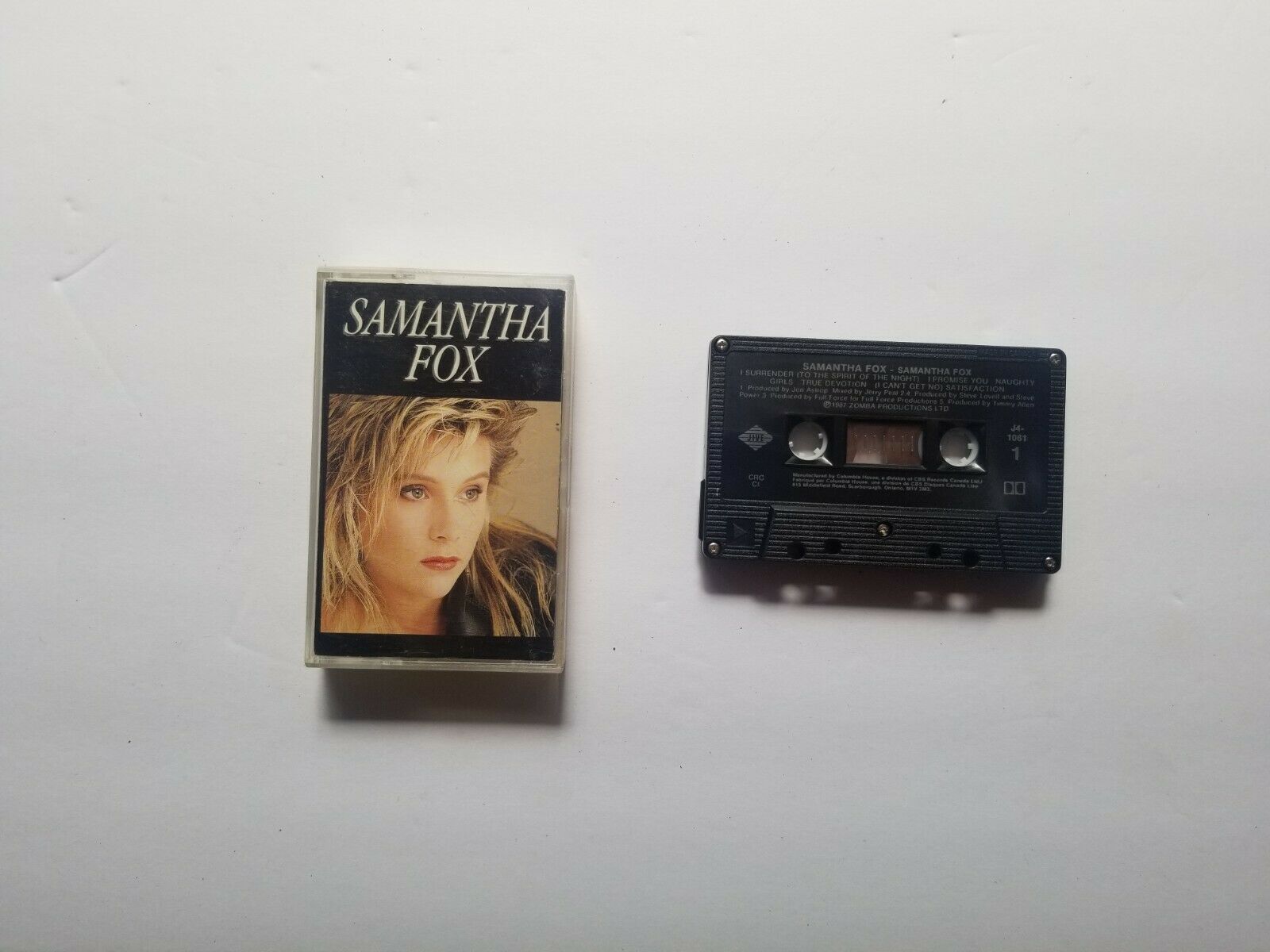 Samantha Fox - Self Titled - Cassette Tape - Cassettes