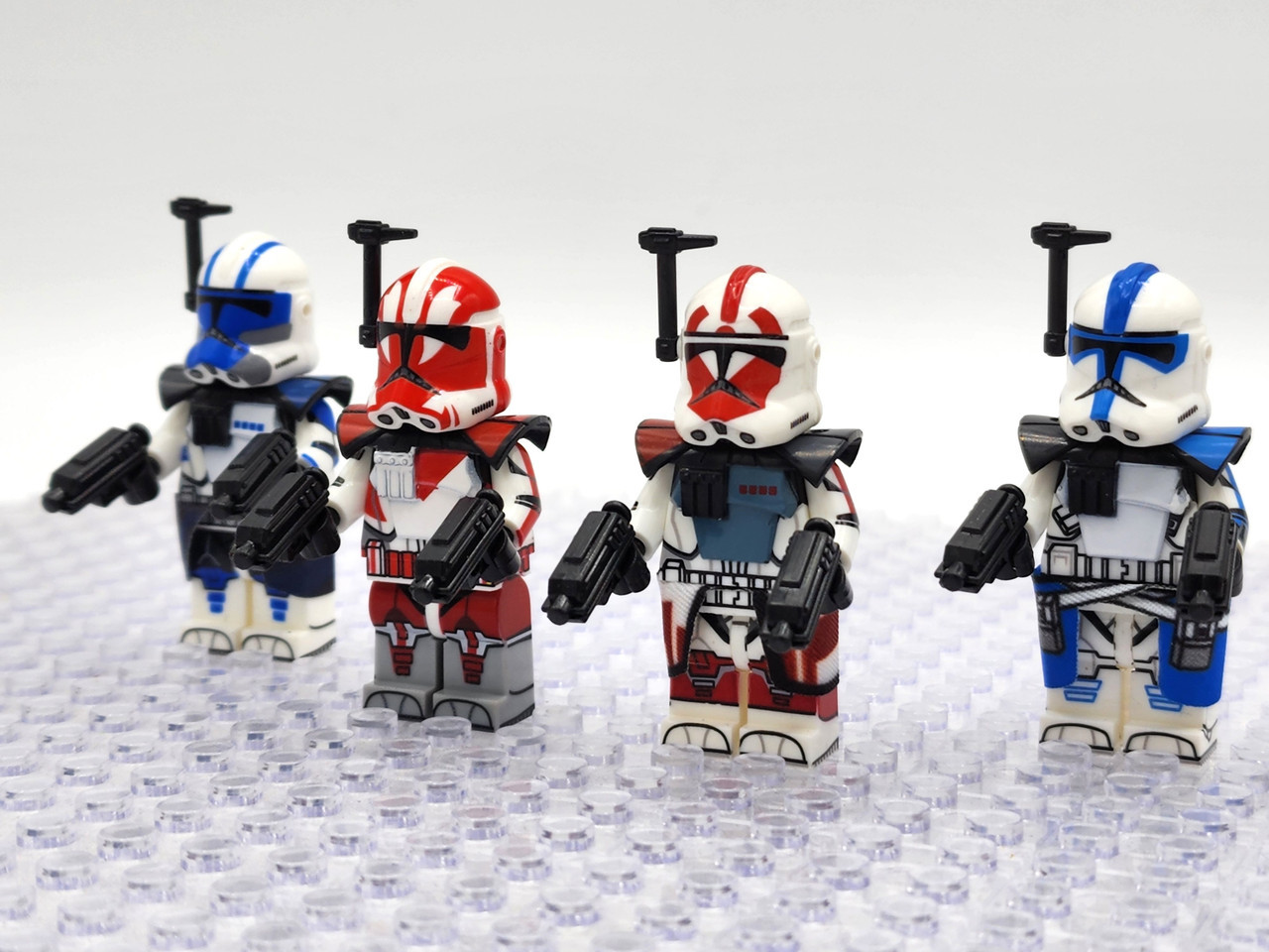 4pcs Star Wars Commander Ganch ARC Troopers Dredd Seven Alpha ...