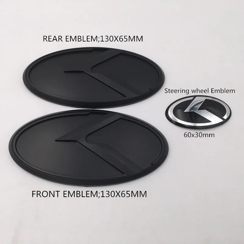 Black Carbon Fiber K Flight Logo Sticker Set Hood Trunk Wheel Cap Horn ...