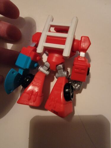 Hasbro Transformers Rescue Bots Fireman Mini Figure Fire Chief Heatwave ...