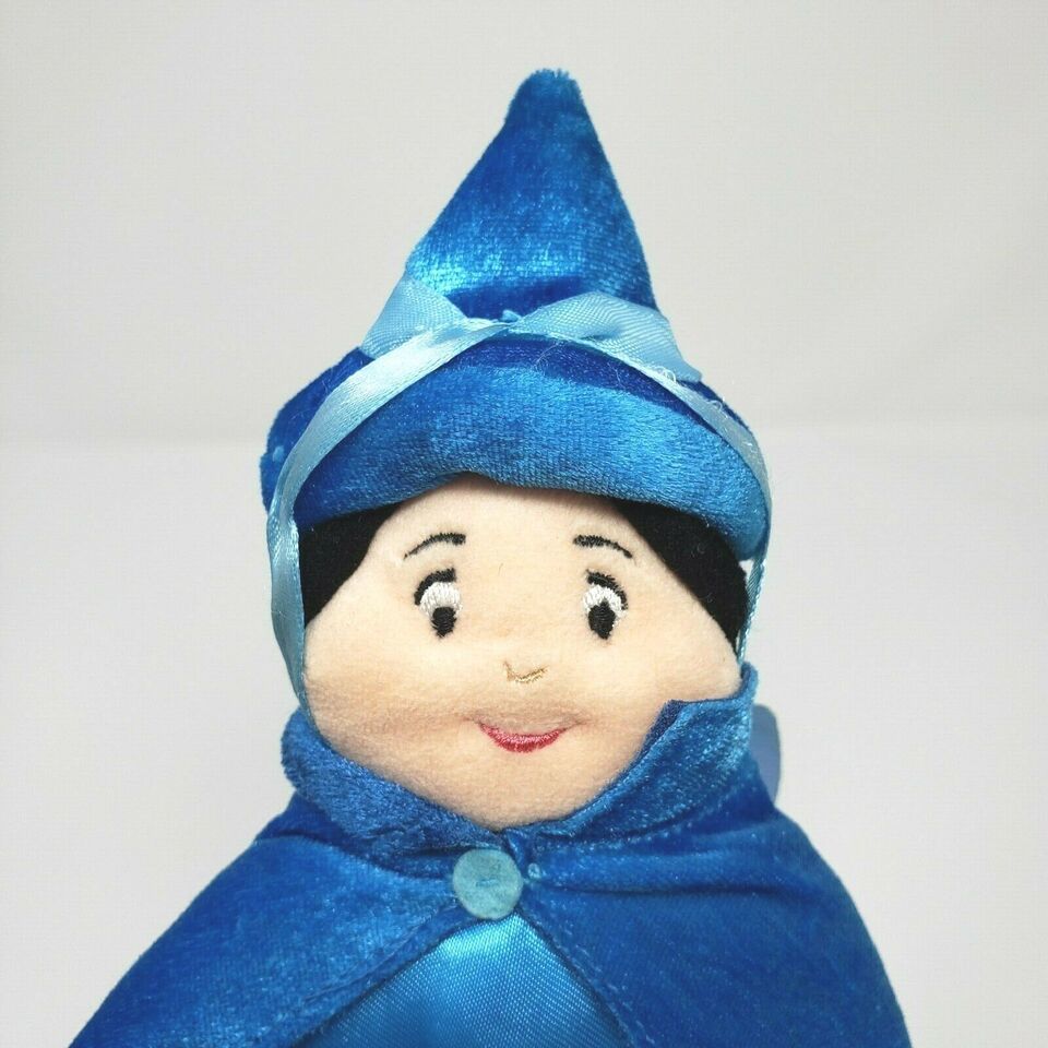 10" DISNEY SLEEPING BEAUTY FAIRY GODMOTHER MERRYWEATHER STUFFED ANIMAL ...