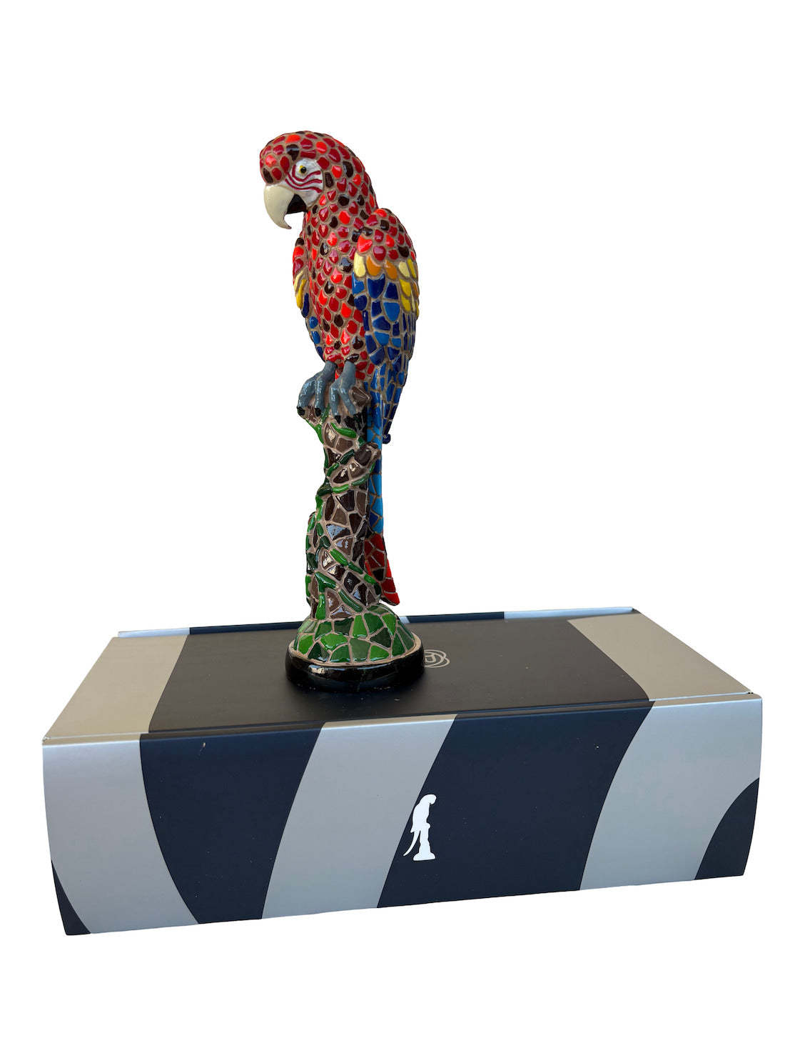 Barcino Designs Classic Mosaic Macaw All measurements - Figurines