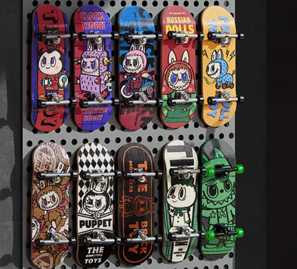 POP MART Labubu The Monster Toys Finger Skateboard Series Confirmed ...