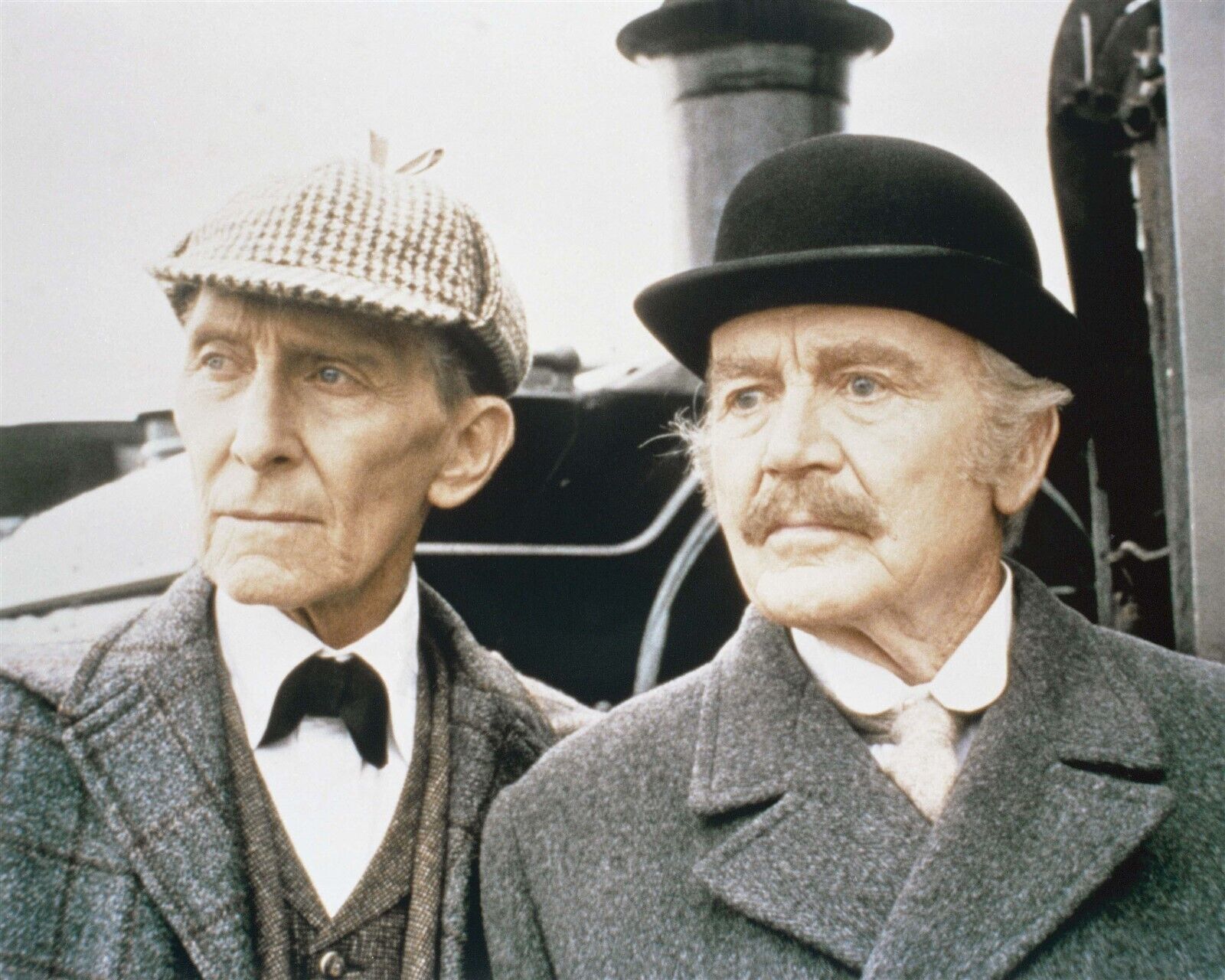 The Masks of Death 1984 TV Peter Cushing Holmes John Mills Watson 11x14 ...