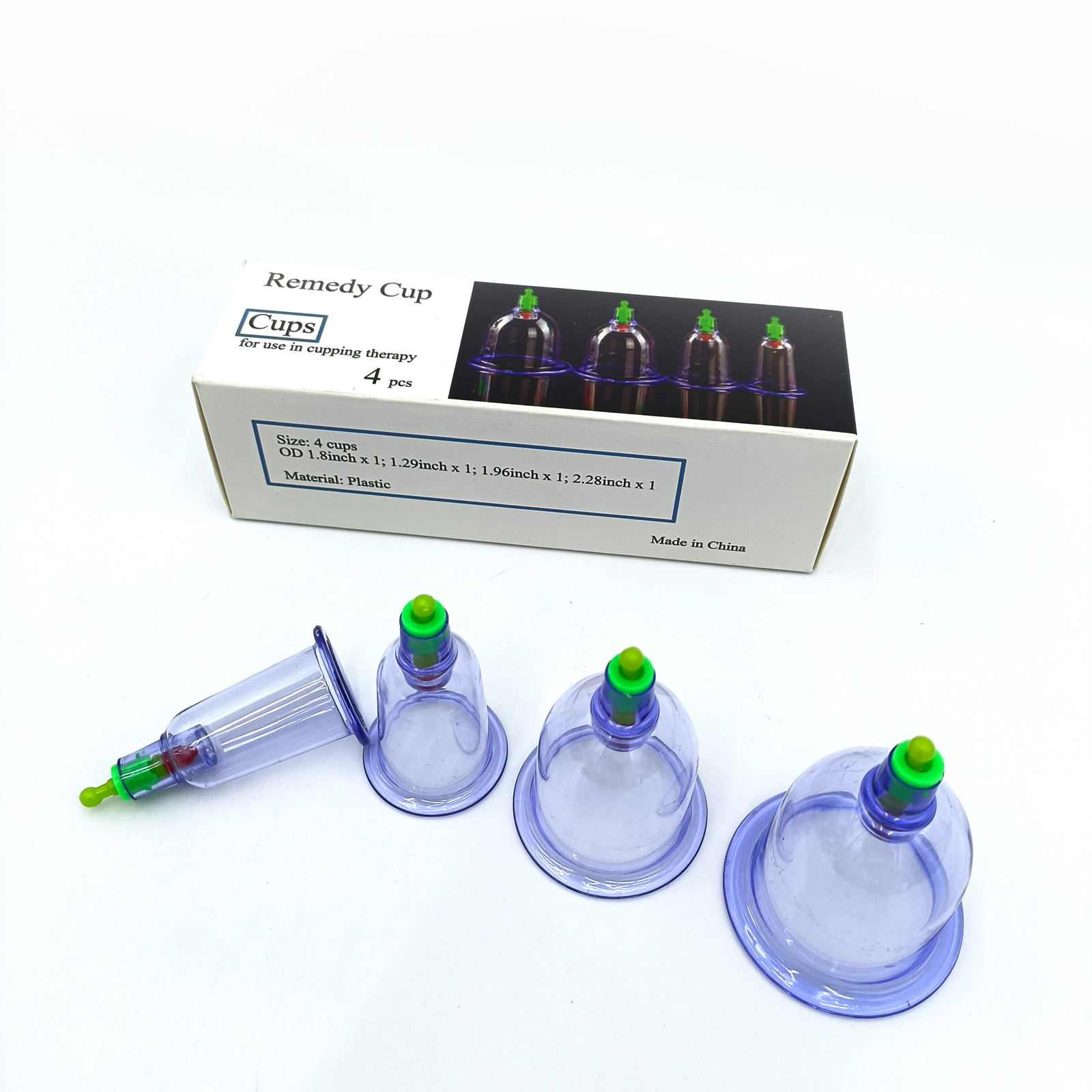 Remedy Cup Cups for use in cupping therapy Pump Suction Cups for Ditind ...