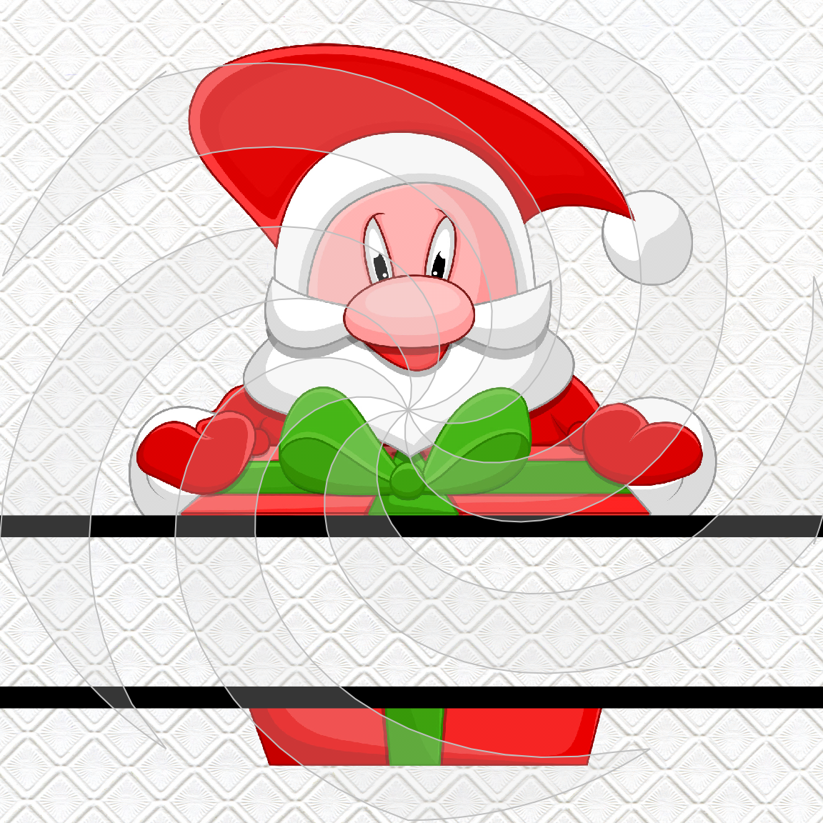 Santa Split Monogram F1smp-Digital and 50 similar items