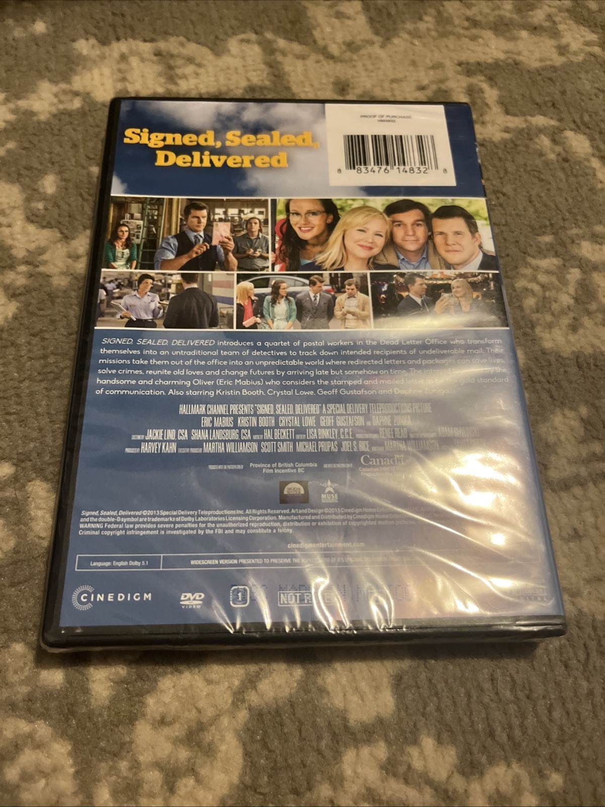 Signed, Sealed, Delivered: the Movie (DVD, 2013) New Sealed Hallmark ...