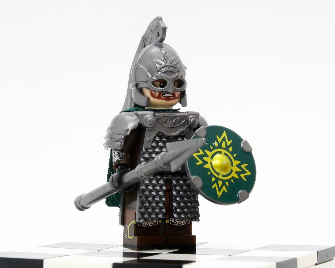 Lord of the Rings Rohan Royal Guard Knight Lego Compatible Minifigure ...