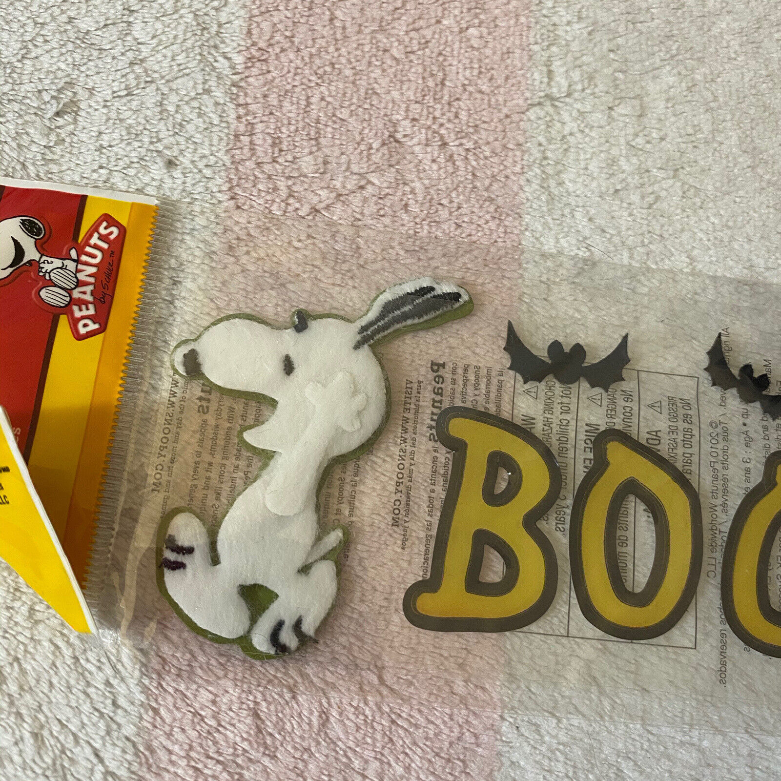 EK Success Peanuts Snoopy Boo Haunted House Spooky Halloween Scrapbook ...