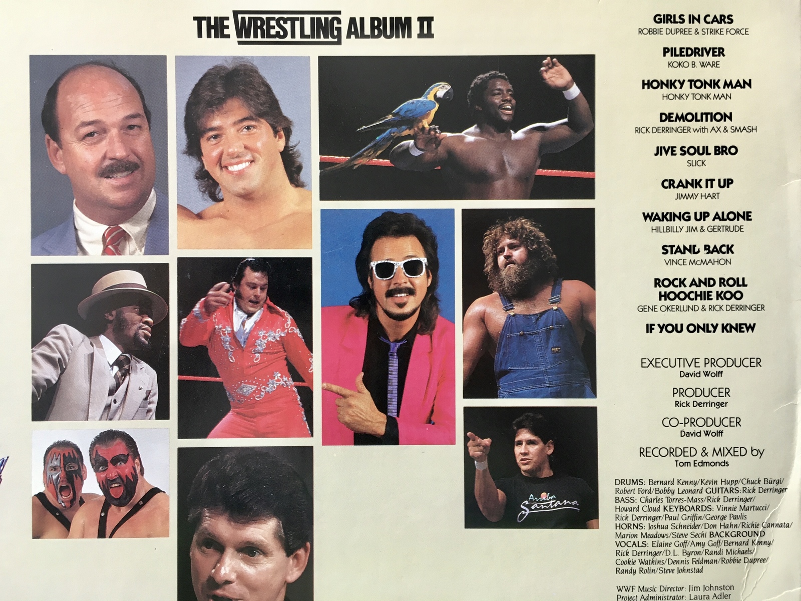 Piledriver: The Wrestling Album II LP Vinyl Record Album - Vinyl Records