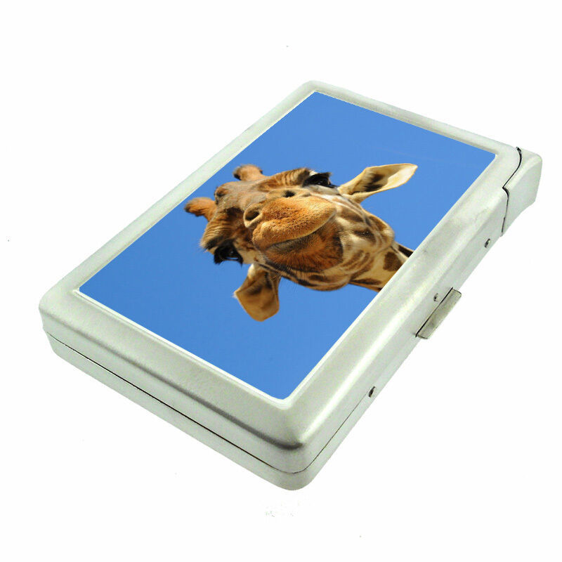 Funny Face Animals D6 100's Size Cigarette Case with Built in Lighter ...