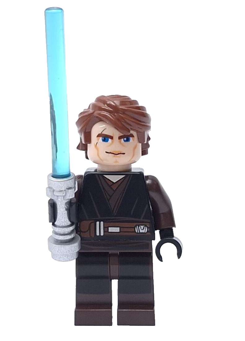 Lego Star Wars Sw0542 Anakin Skywalker Brown Legs Minifigure Clone Wars ...