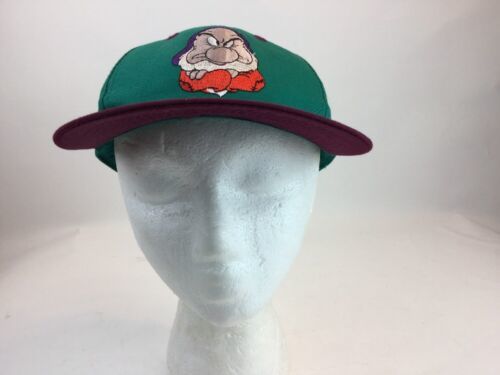 Disney Grumpy SnapBack Cap Hat YOUTH Snow White 7 Dwarfs Video Release ...