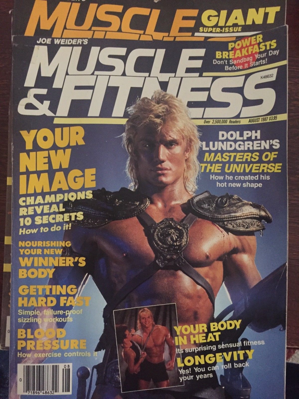 Joe Weider's Muscle & Fitness Magazine 1987, August - Dolph Lundgren ...