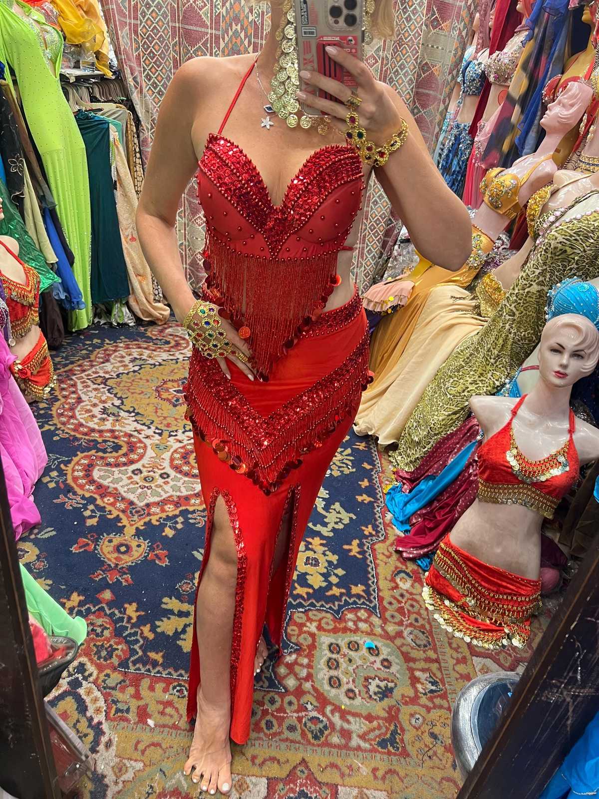 Belly dance dress, showgirl costume, go-go dress, belly dance costume ...