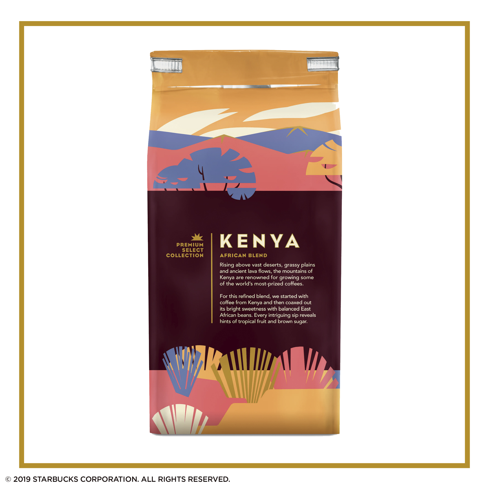 Starbucks Kenya African Blend Whole Bean Coffee, 9 oz *Old Best By ...