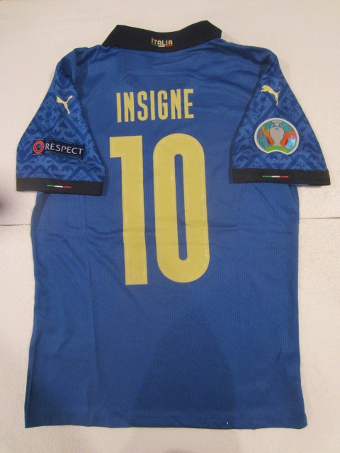 Lorenzo Insigne Italy 20/21 Euro Final Match Slim Home Soccer Jersey ...