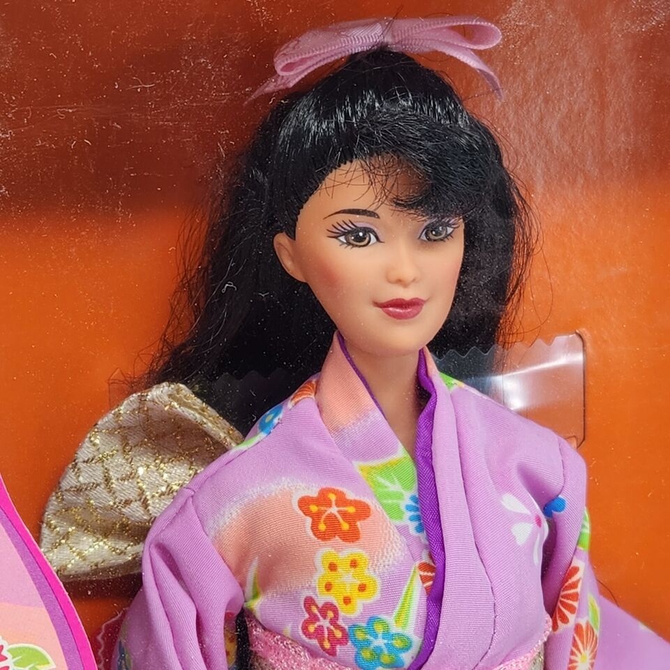 VINTAGE 1995 MATTEL JAPANESE BARBIE DOLL OF THE WORLD ORIGINAL BOX NEW ...