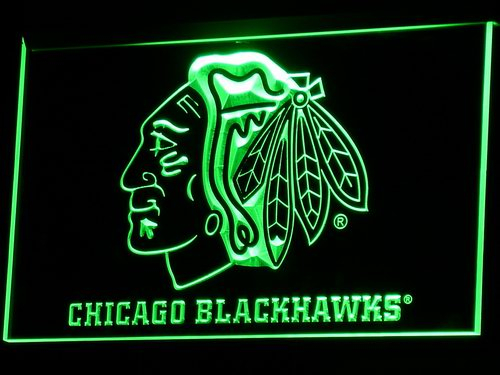 Chicago Blackhawks Hockey Led Neon Sign Hang Wall Home Decor, Room ...