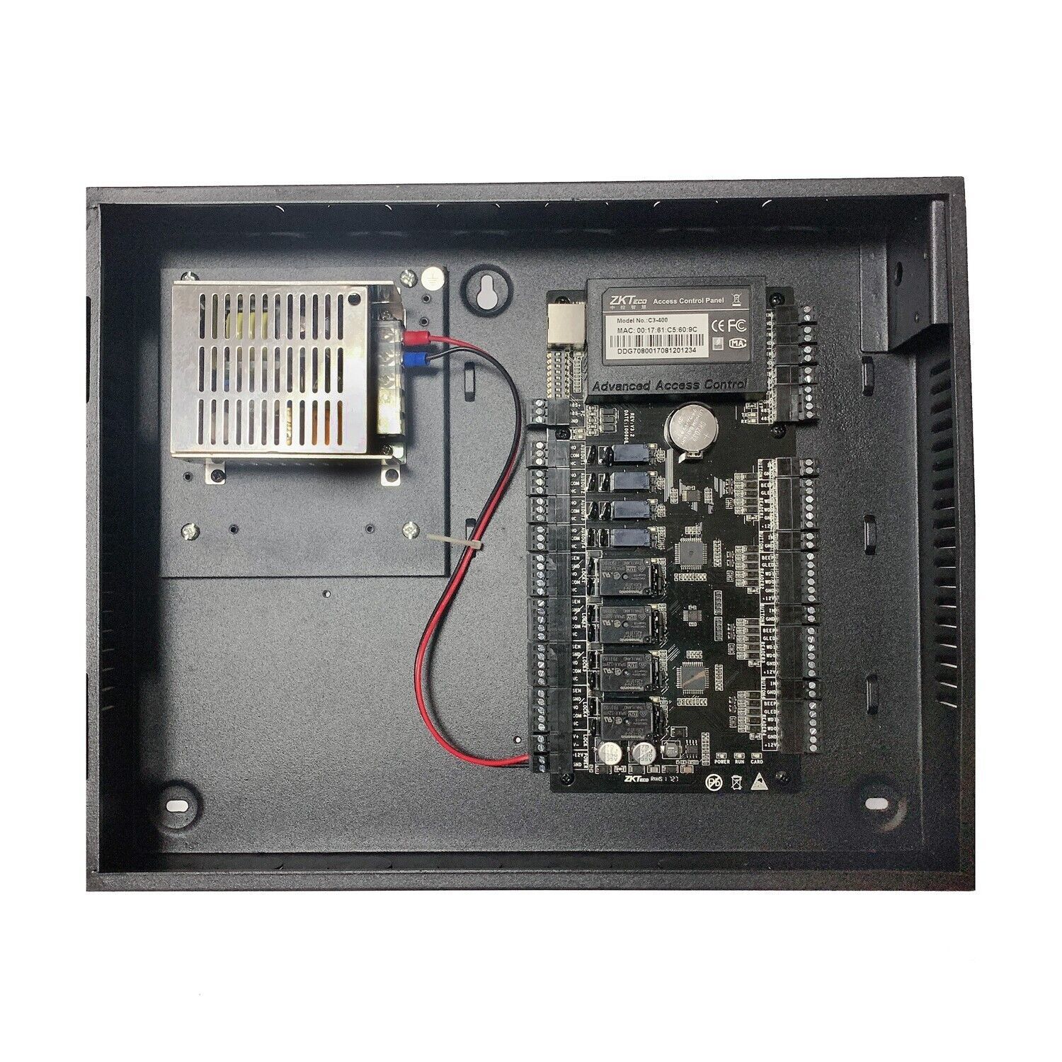 ZKTeco C3-400 4 Door Board Access Control TCP Original Metal Case+Power ... ZKTeco C3-400 4 Door Board Access Control TCP Original Metal Case+Power ...