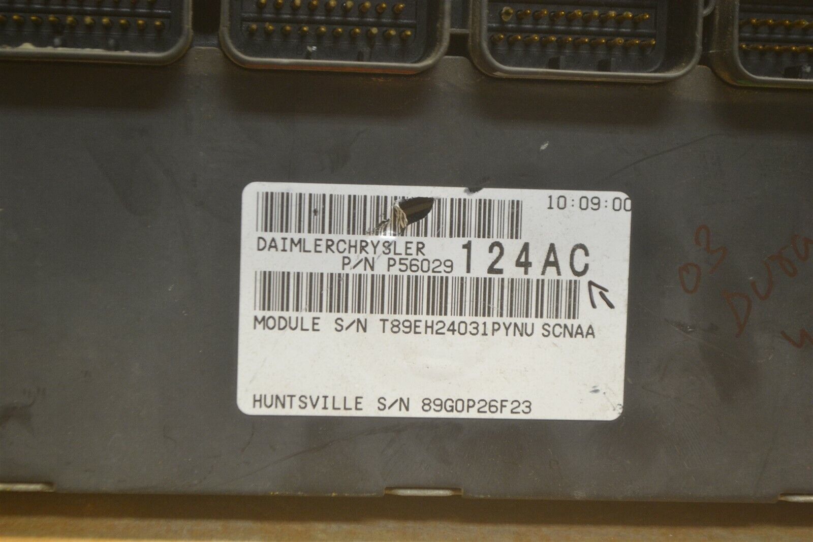 2003 Dodge Durango 4.7L Engine Control Unit ECU P56029124AC Module 315-12B3 - Engine Computers