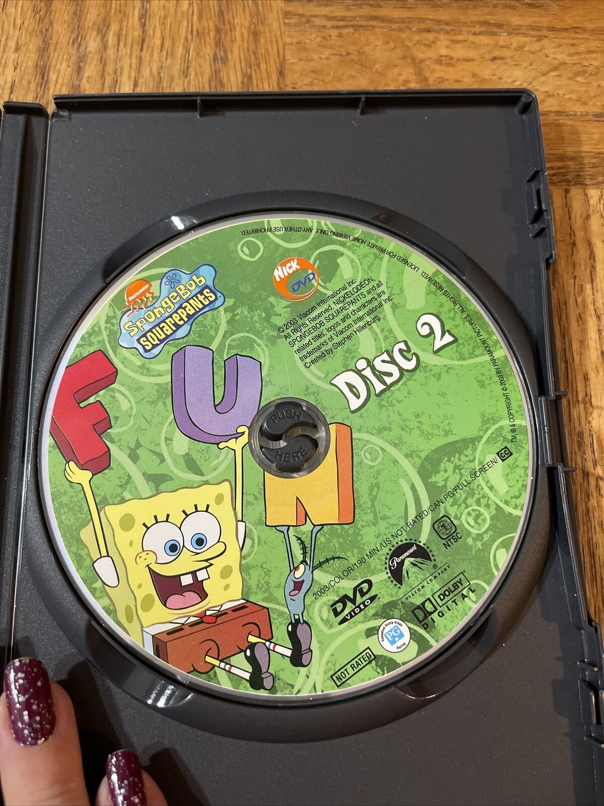 Spongebob Squarepants Complete First Season Disc 2 DVD - DVDs & Blu-ray ...