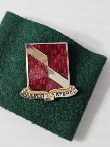 US Army 27th Field Artillery Regiment Unit Crest DI/DUI Military Pin - Army