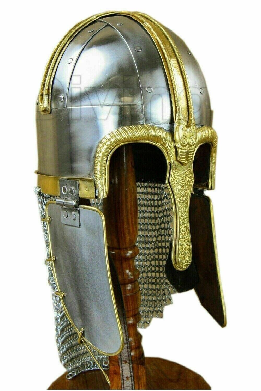 Medieval Knight Replica 18Gauge X-Mas Copper gate Anglo Saxon Deluxe ...