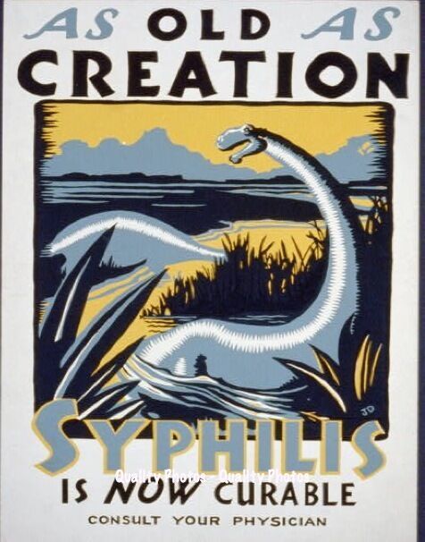 Syphilis is Curable WPA 8.5x11" Photo Print and 50 similar items