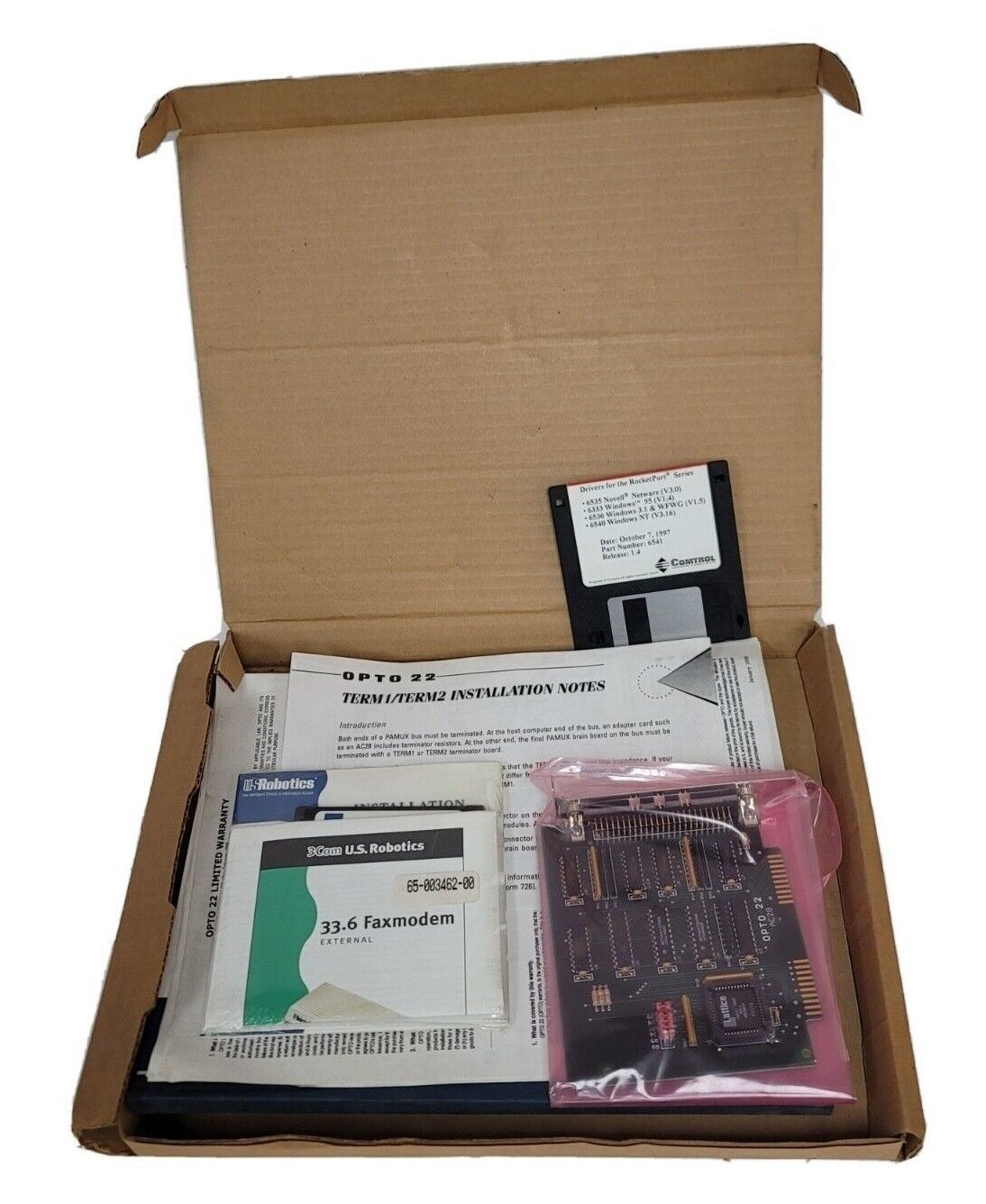 NEW OPTO 22 AC28 INTERFACE CARD ISA BUS TO PAMUX BUS - Everything Else