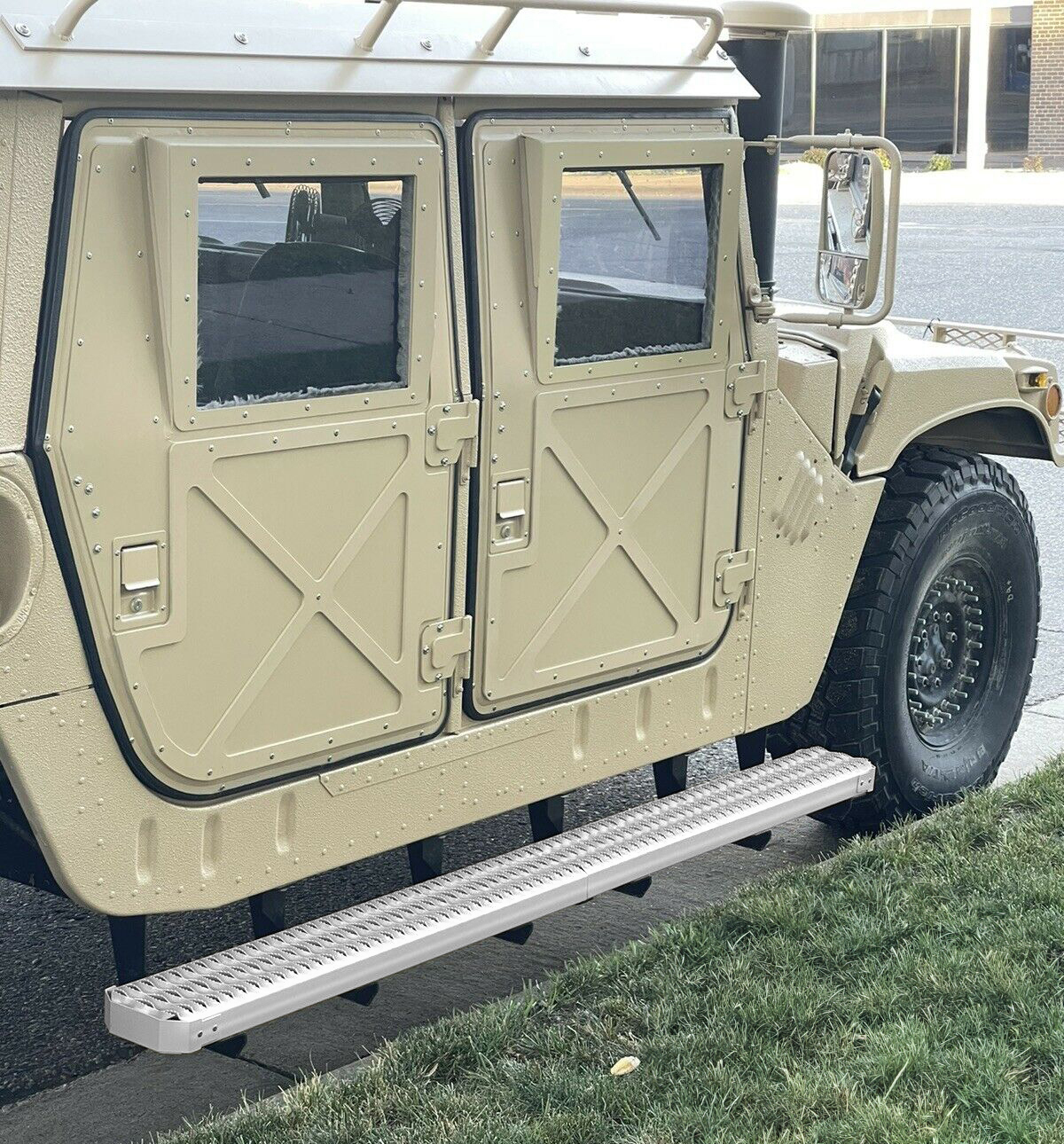 Humvee Tactical Running Boards + Brackets + Hardware -Unpainted ...